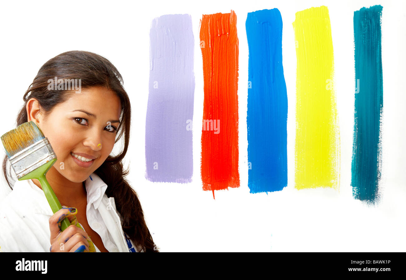 Person choosing paintings hi-res stock photography and images - Alamy