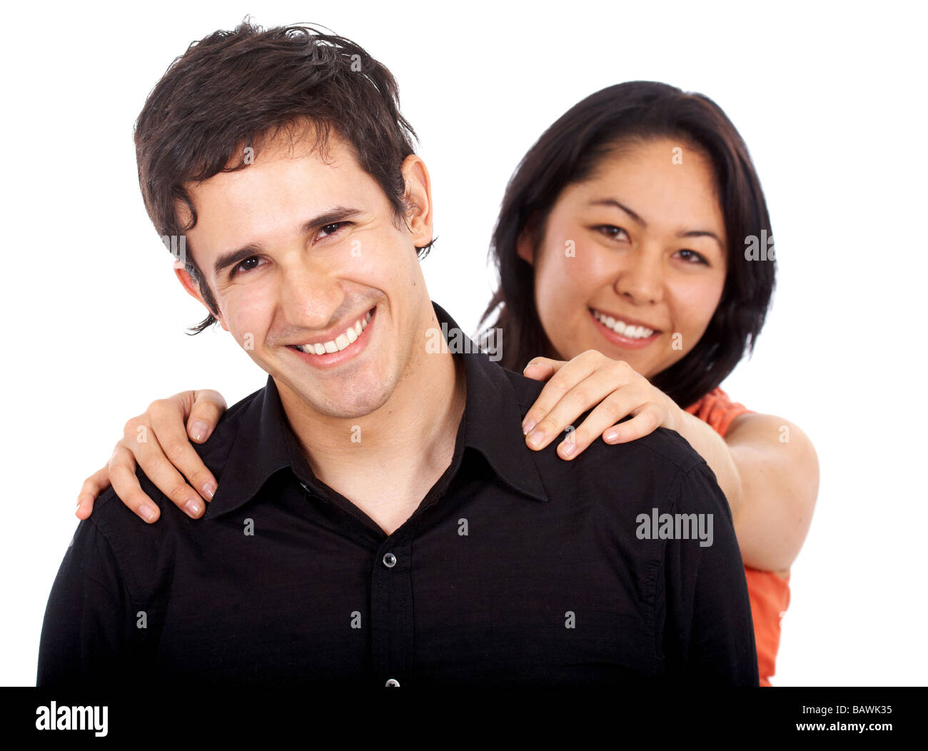 diverse happy couple Stock Photo - Alamy