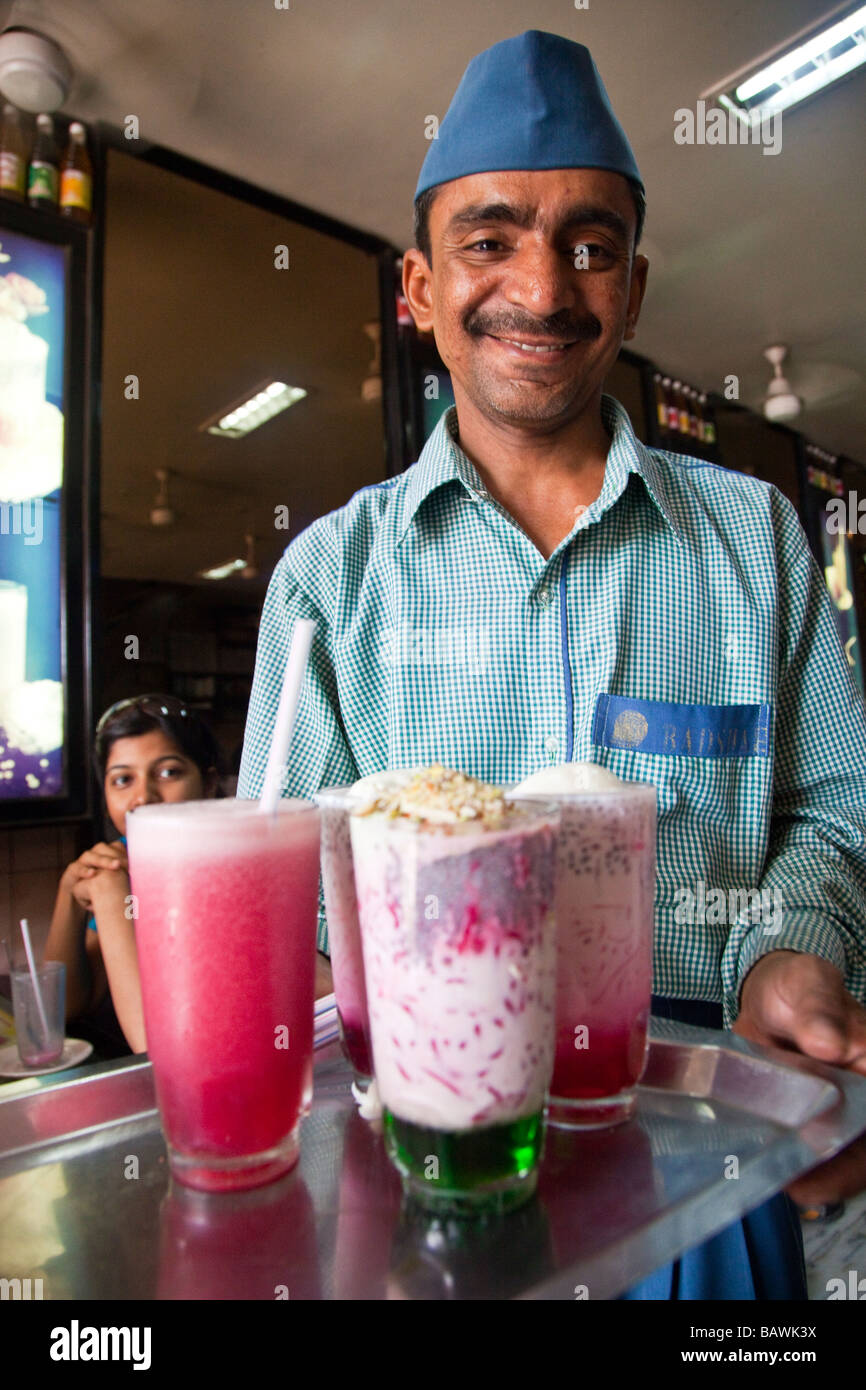 Falooda at the Famous Badshah Drink Shop in Mumbai India Stock Photo ...
