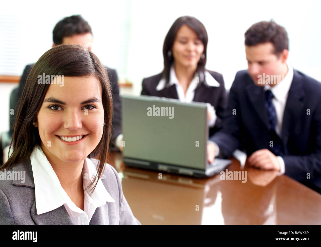 business people in an office Stock Photo - Alamy