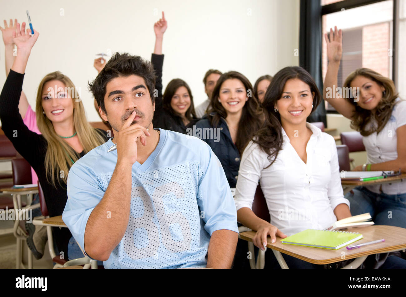 students in a classroom Stock Photo - Alamy