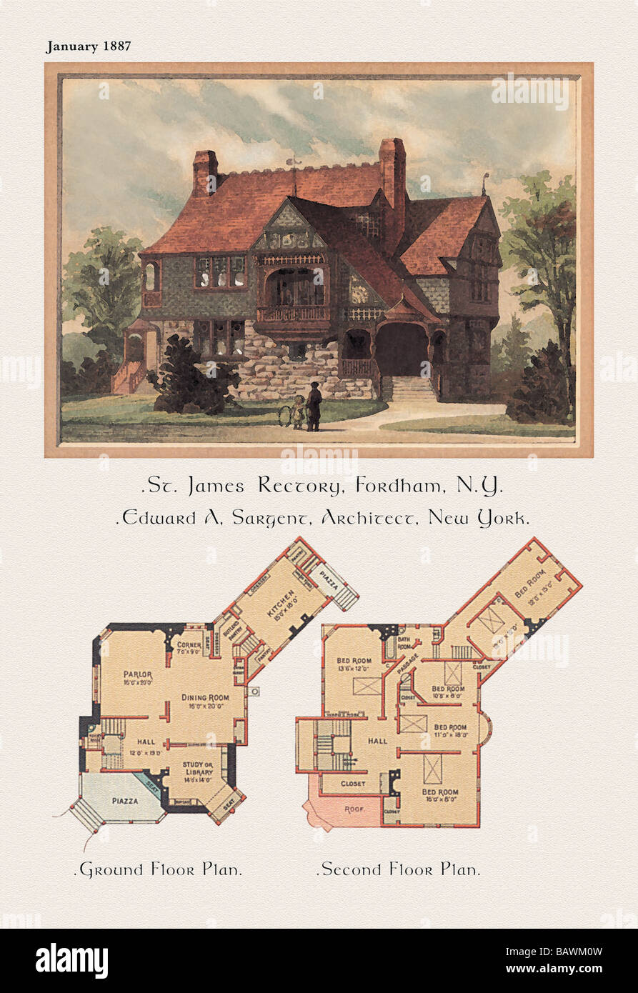 Rectory cottage hi-res stock photography and images - Alamy