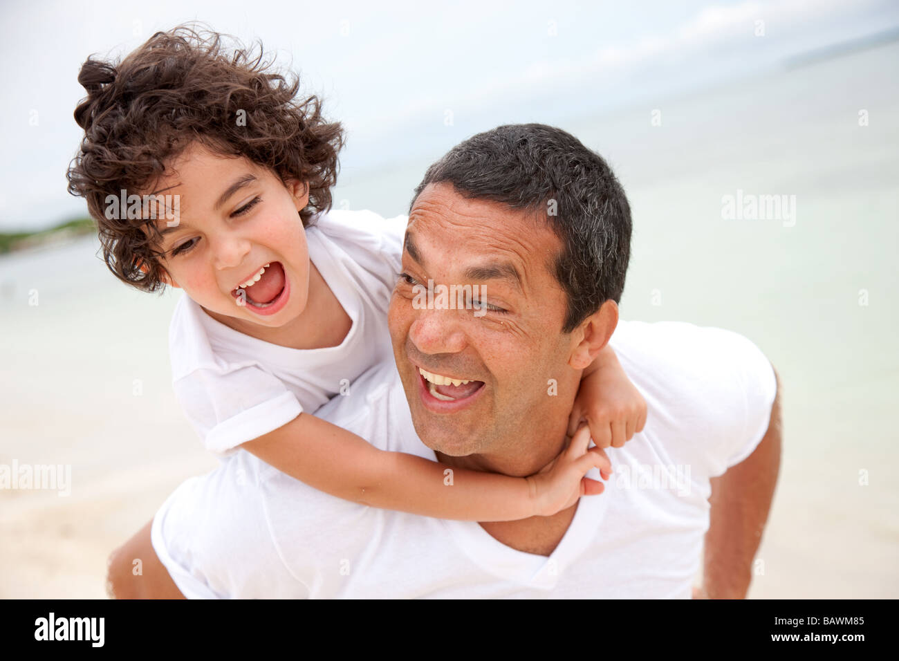 father and son having fun Stock Photo - Alamy