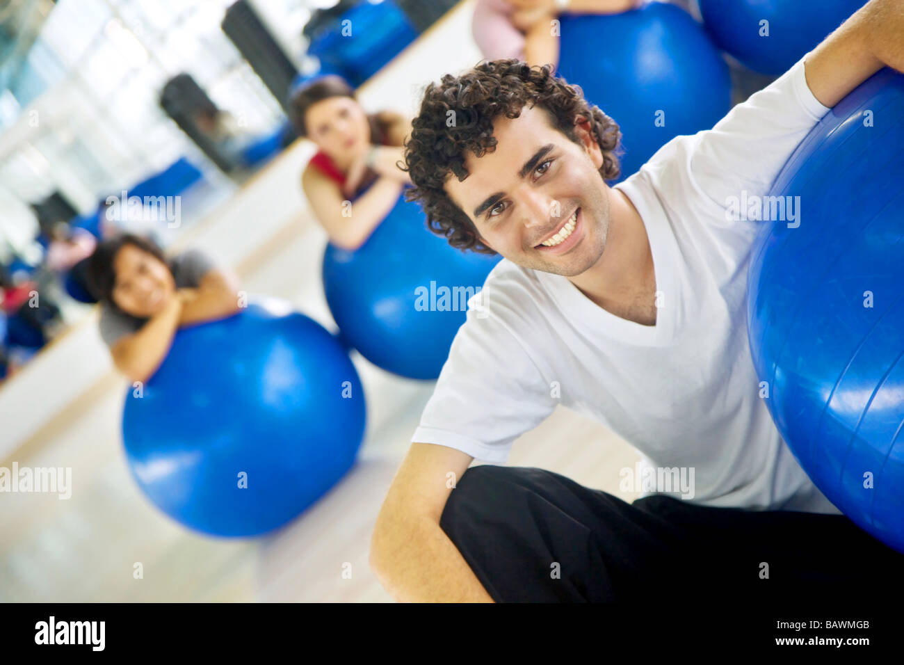 Group of strong lean fit people hi-res stock photography and images - Alamy