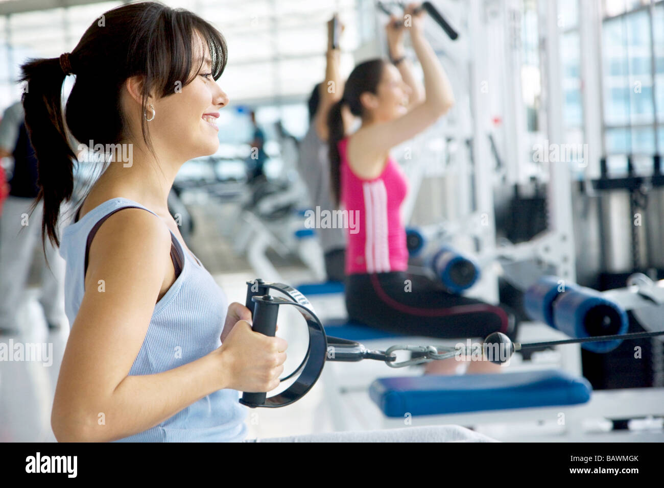 Woman at the gym Stock Photo - Alamy