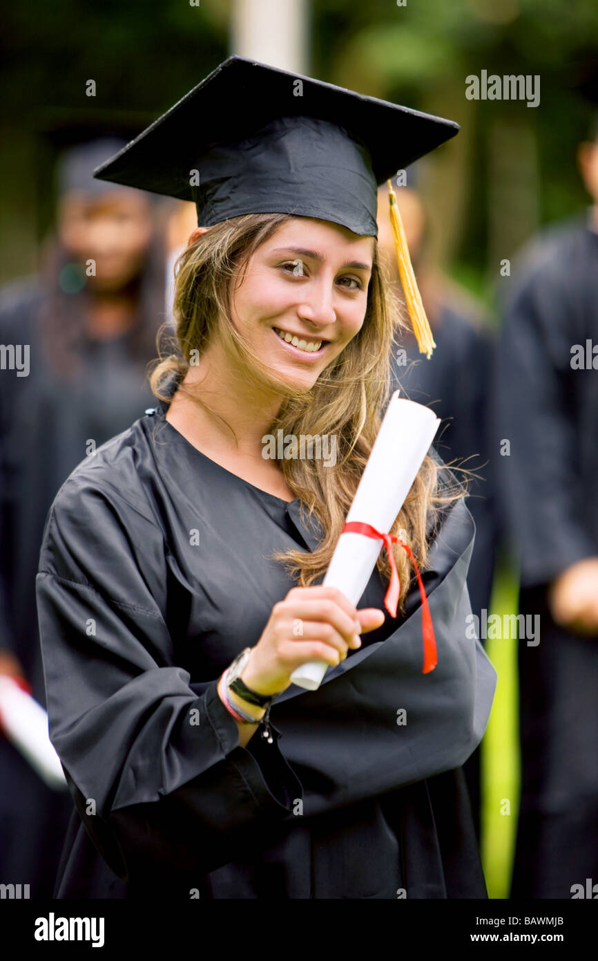 graduation woman portrait Stock Photo - Alamy
