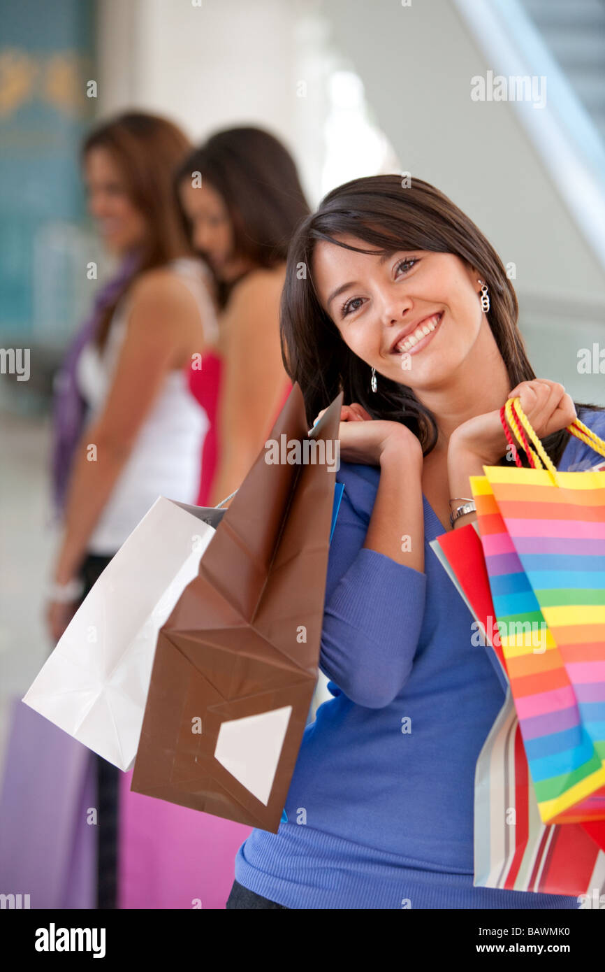 group of shoppers Stock Photo - Alamy