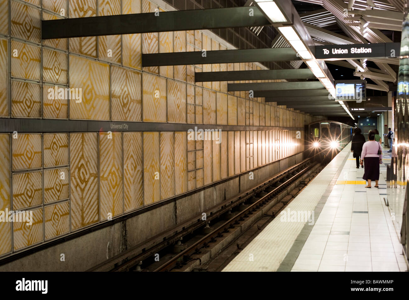 Subway in Los Angeles California Stock Photo - Alamy