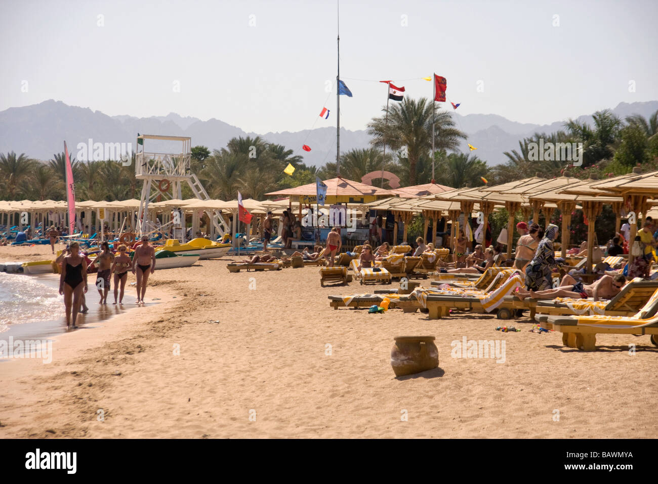 sharm el sheikh beach scene Stock Photo - Alamy
