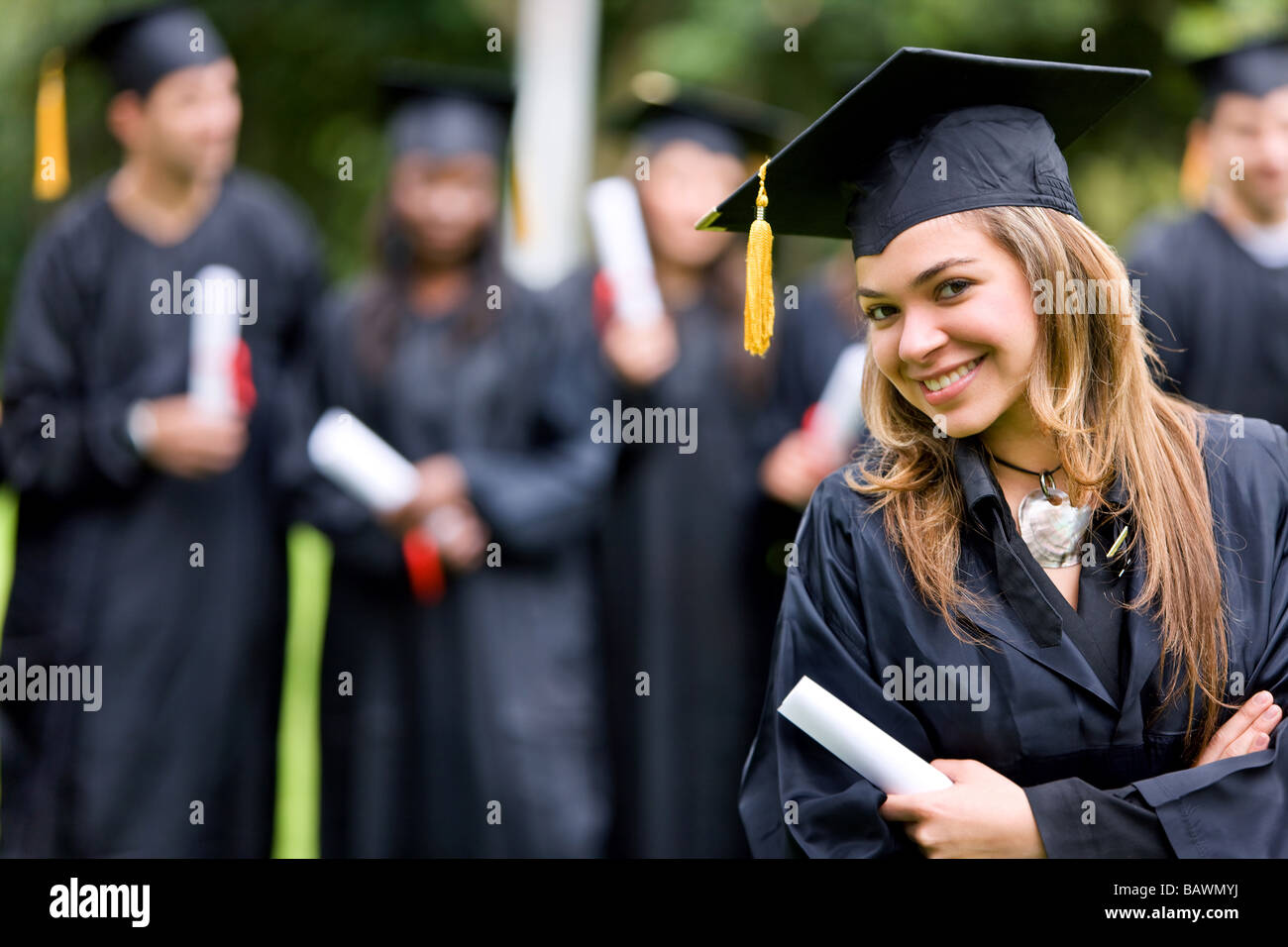 graduation woman portrait Stock Photo - Alamy