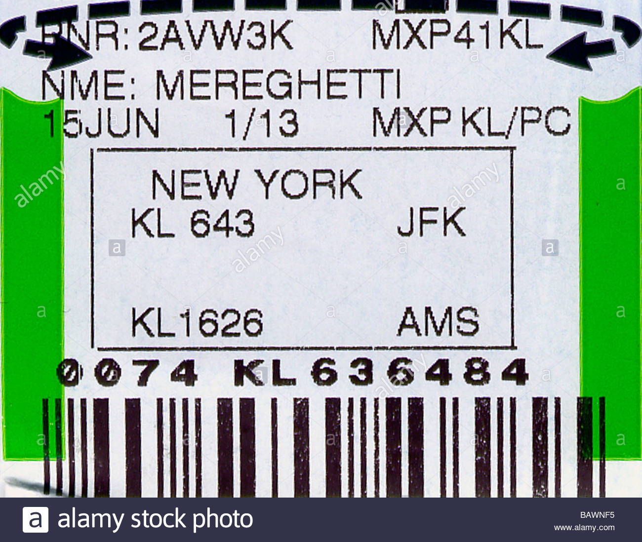 Barcode For The Baggage Stock Photos & Barcode For The Baggage Stock ...