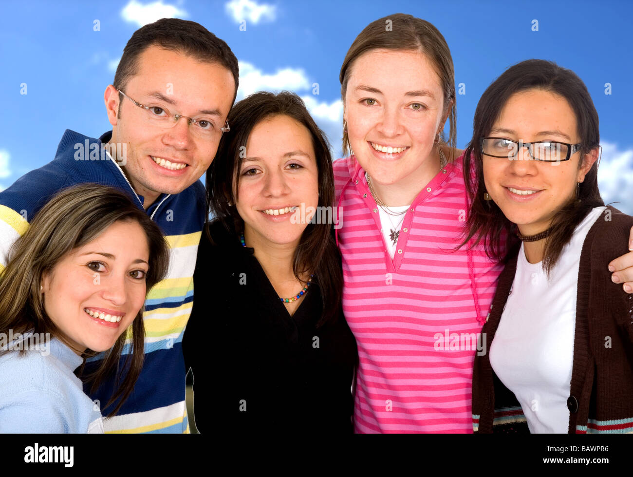 group of happy friends Stock Photo - Alamy