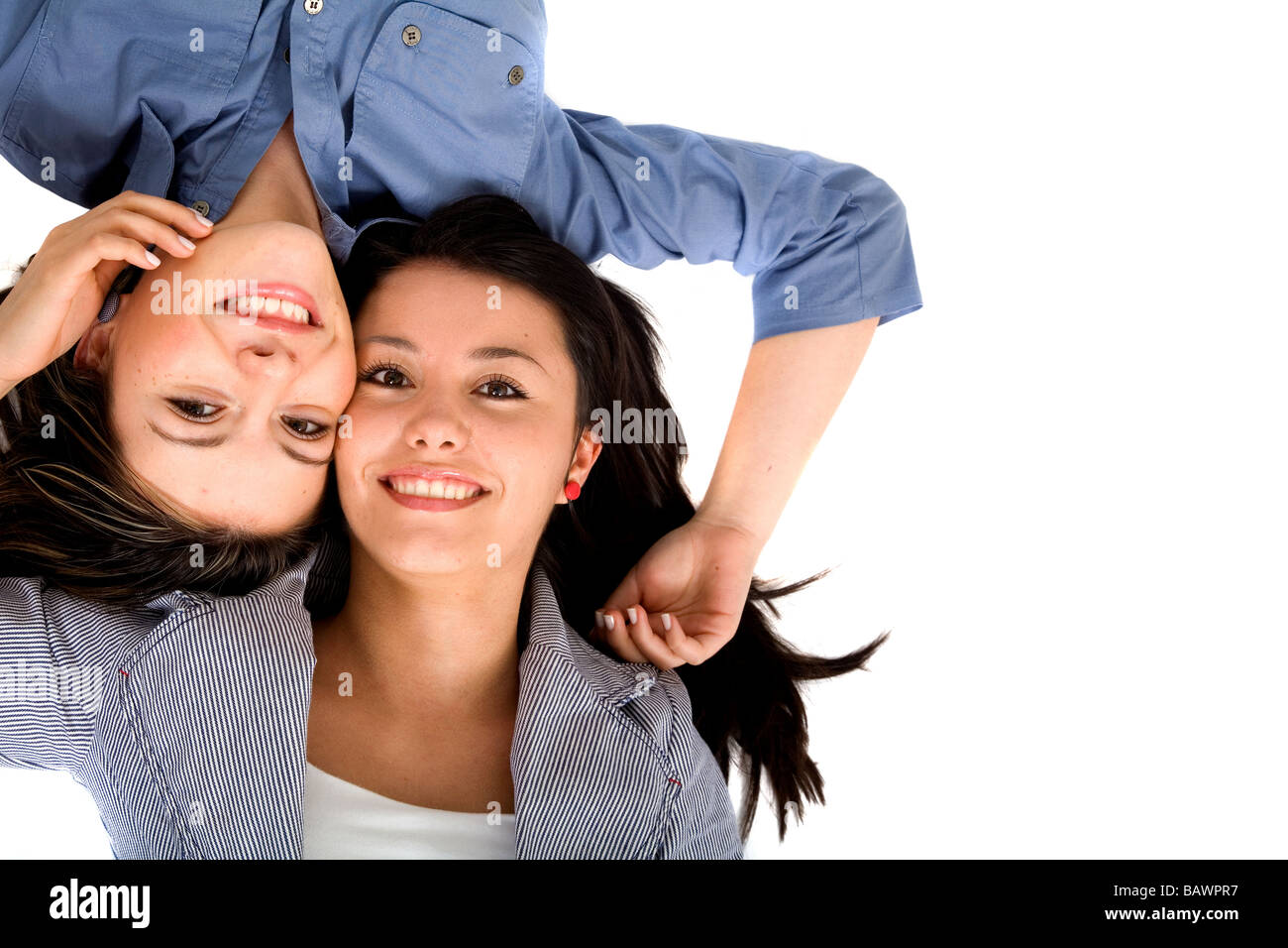beautiful sisters smiling Stock Photo - Alamy