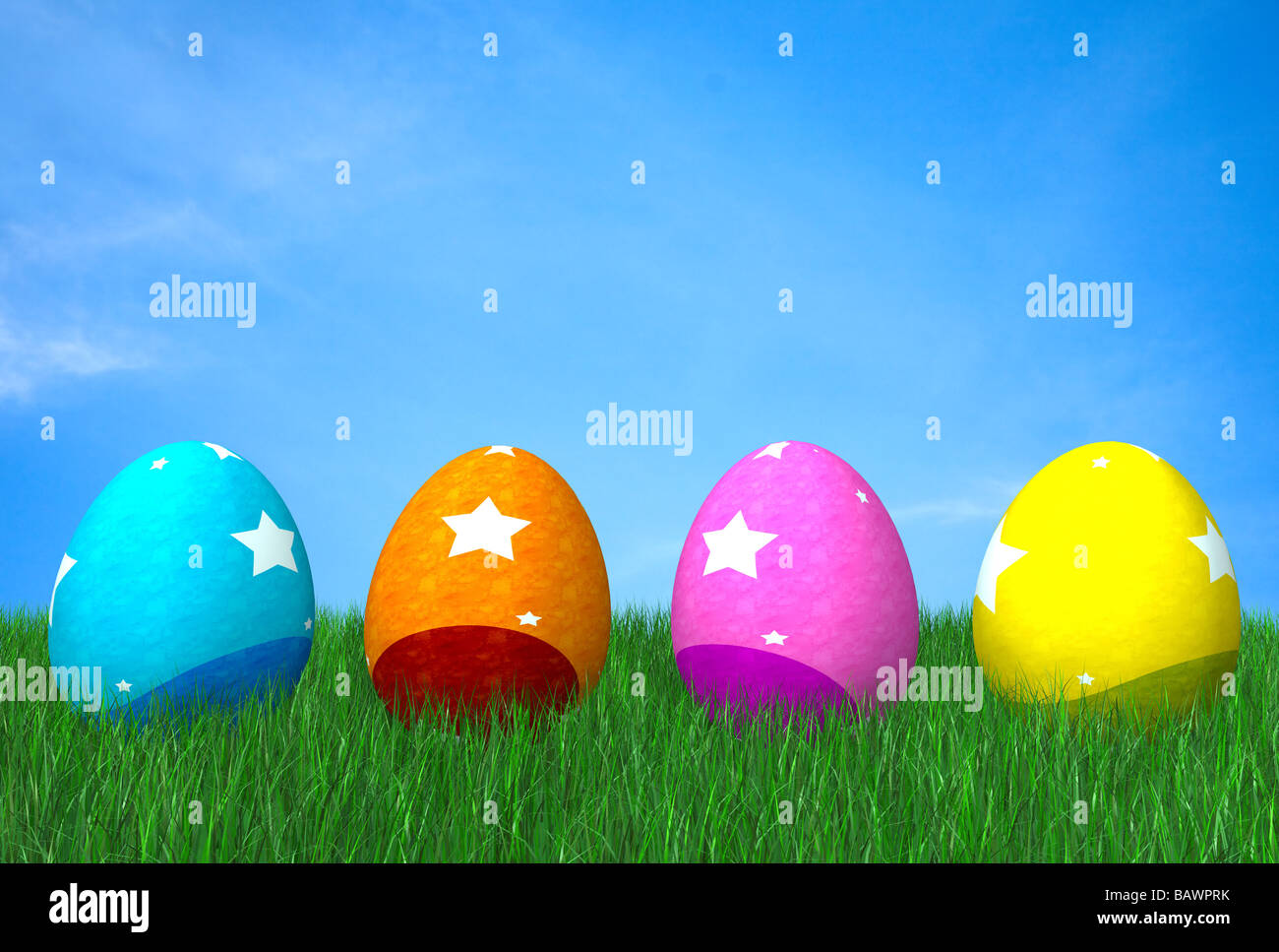 colorful easter eggs Stock Photo - Alamy