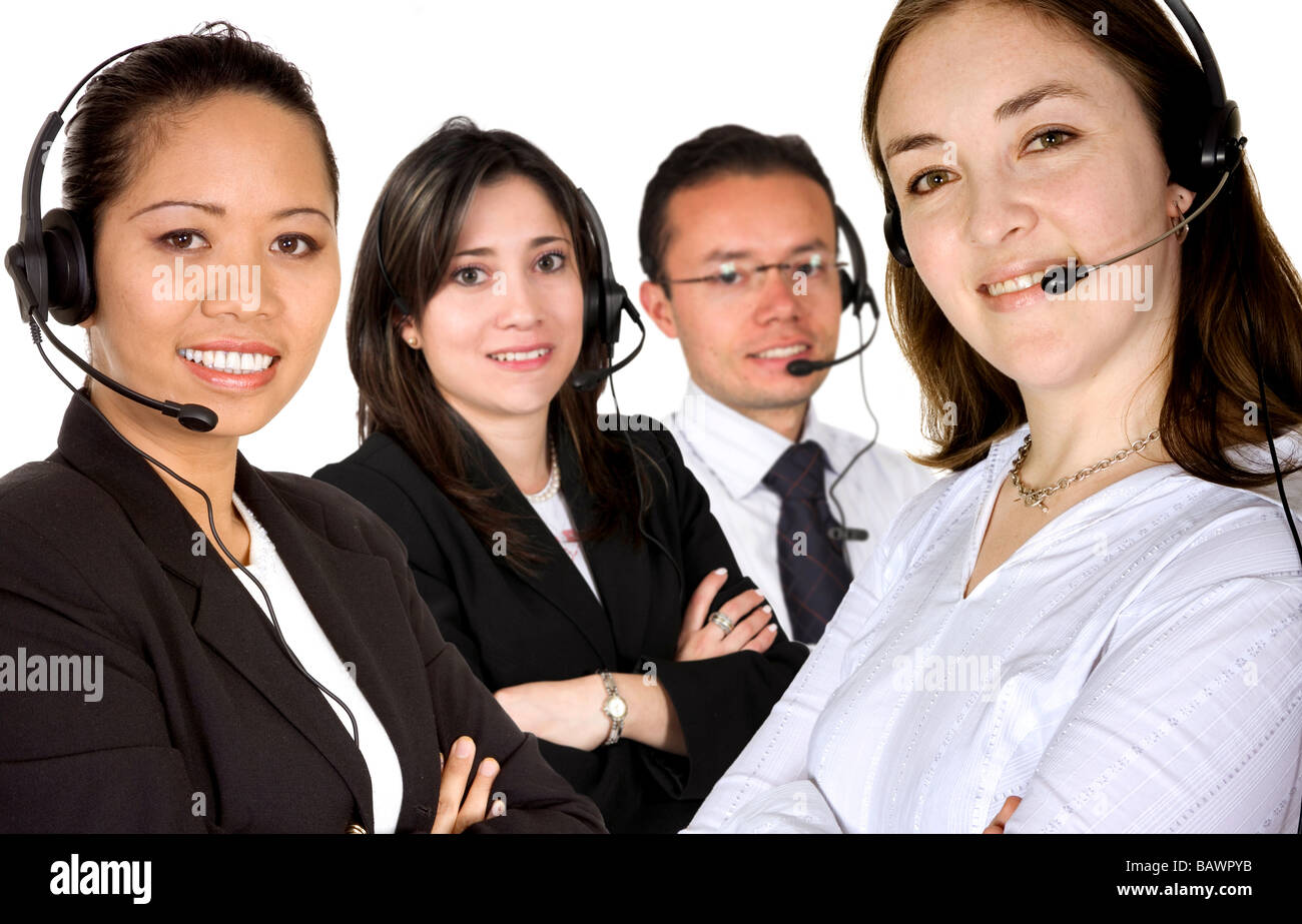 diverse customer service team Stock Photo - Alamy