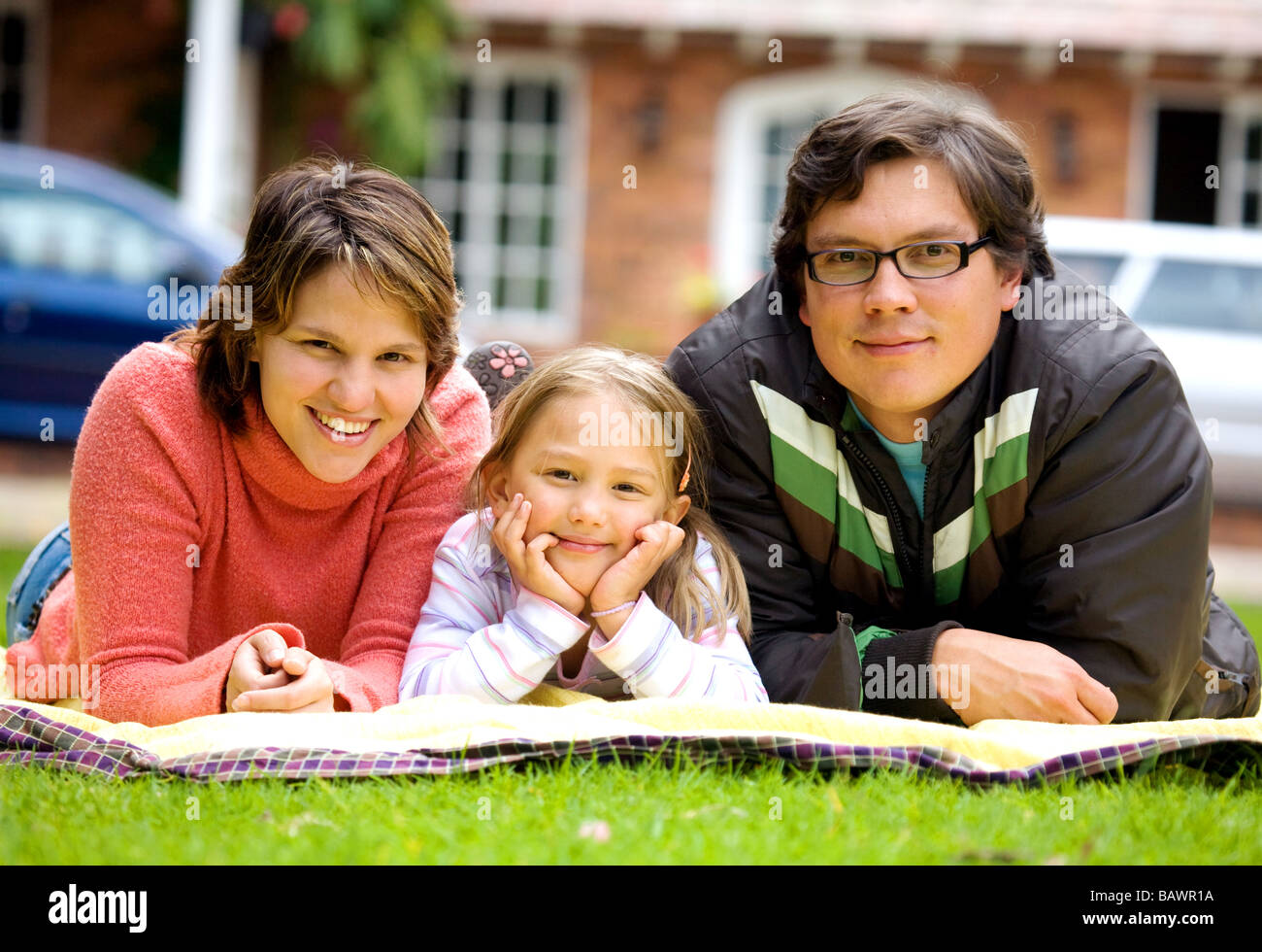 happy family at home Stock Photo - Alamy