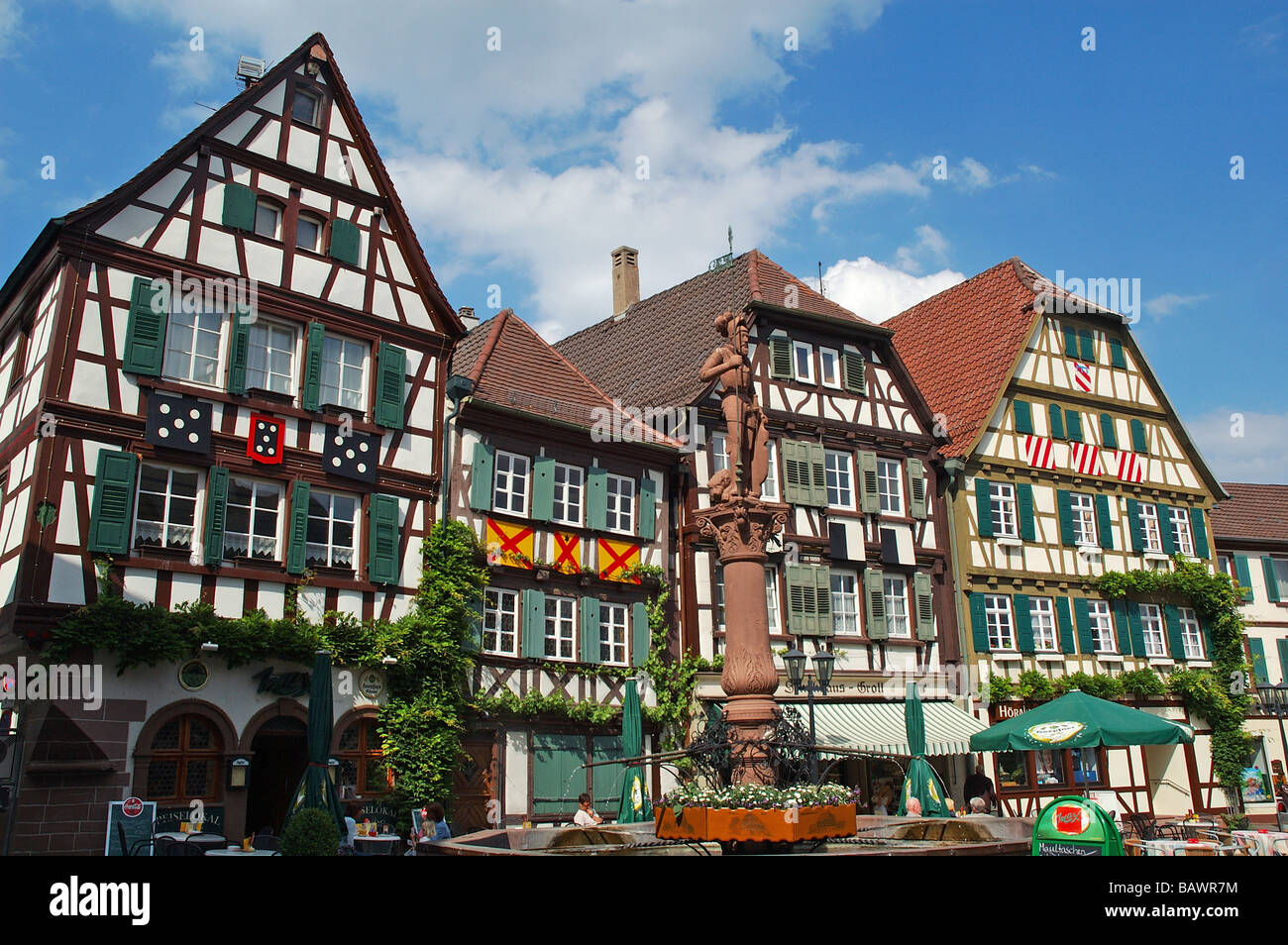Germany, Bretten, half timber houses Stock Photo - Alamy