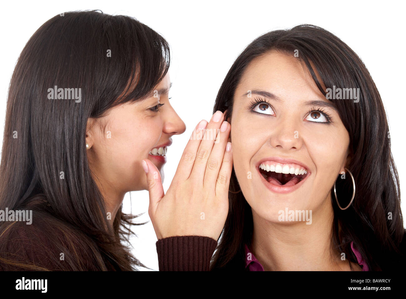 Girl telling jokes hi-res stock photography and images - Alamy