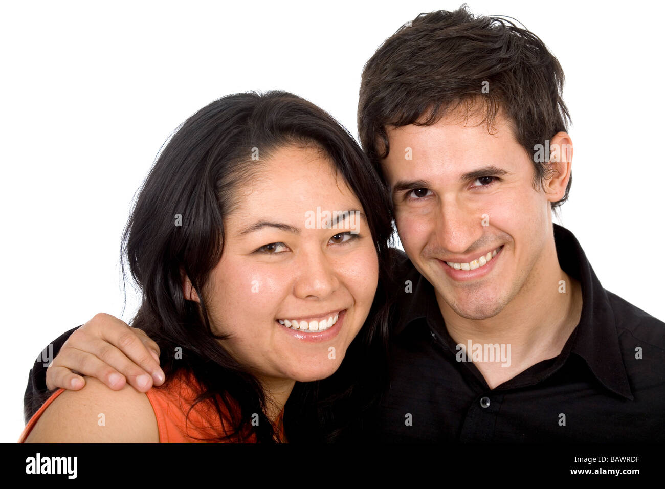 diverse happy couple Stock Photo - Alamy