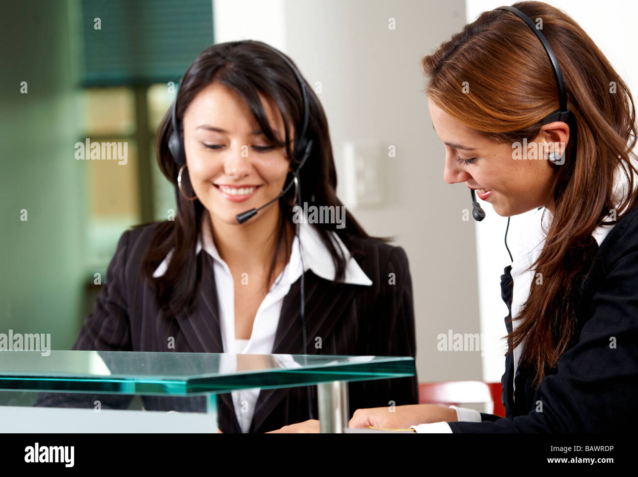 Call centre representatives hi-res stock photography and images - Alamy
