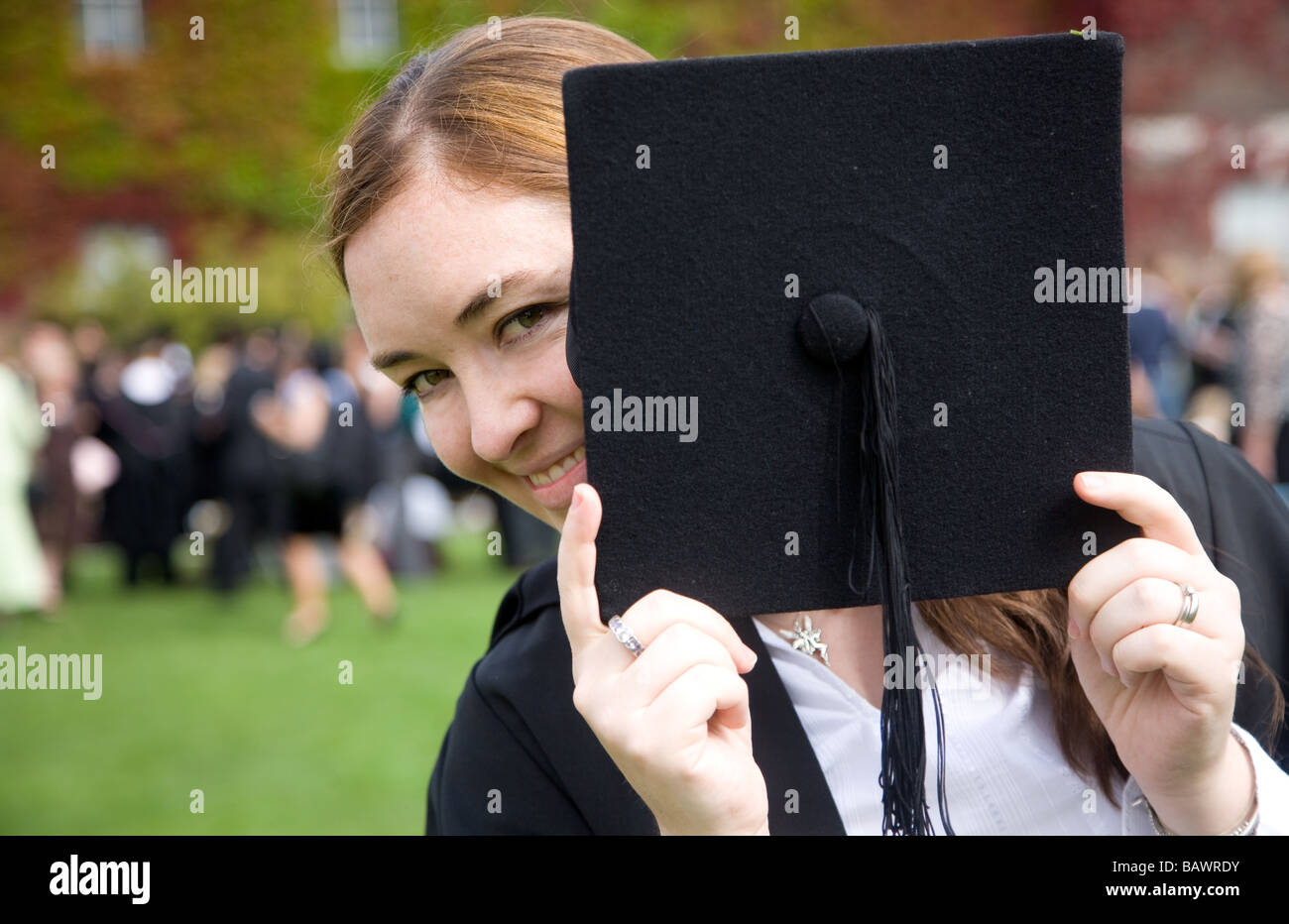 graduation day - woman Stock Photo - Alamy