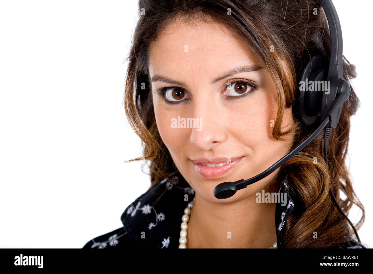 customer service girl Stock Photo - Alamy