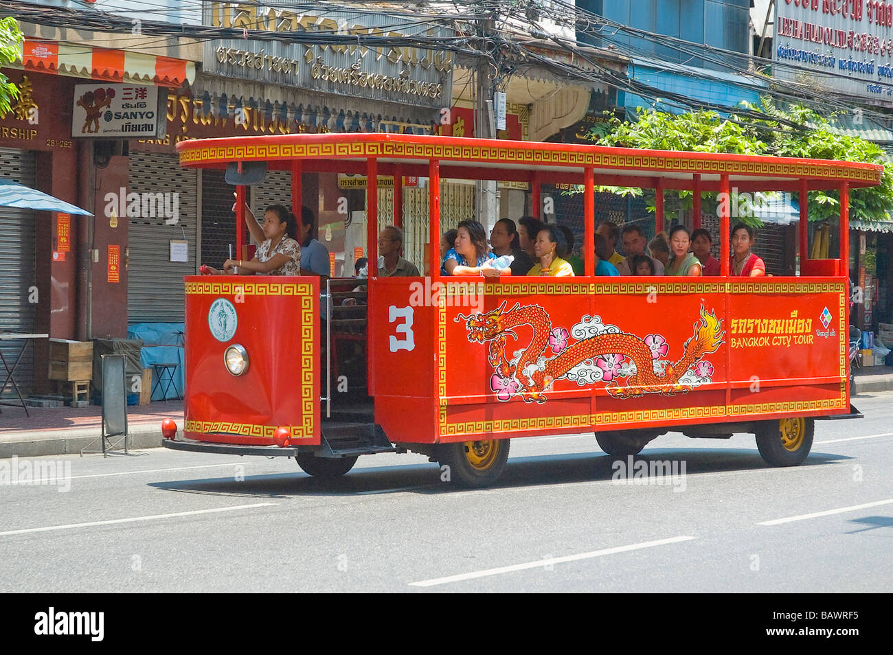 Bangkok tram hi-res stock photography and images - Alamy