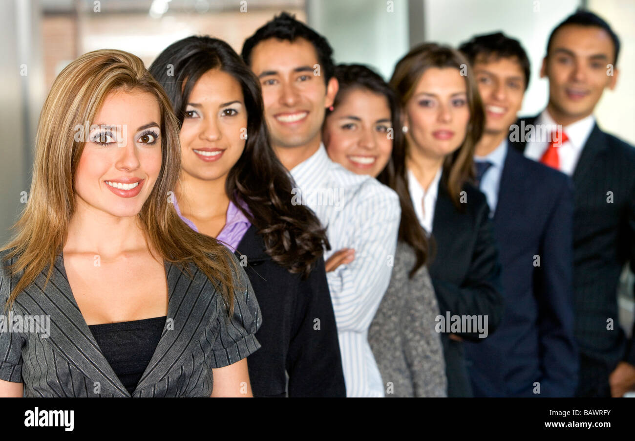 Business Office Team Work Stock Photo - Alamy