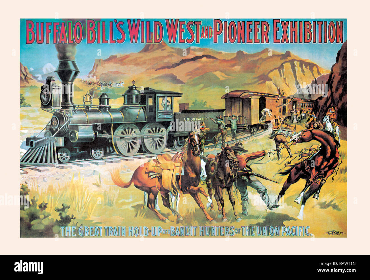 Train And Buffalo High Resolution Stock Photography and Images - Alamy