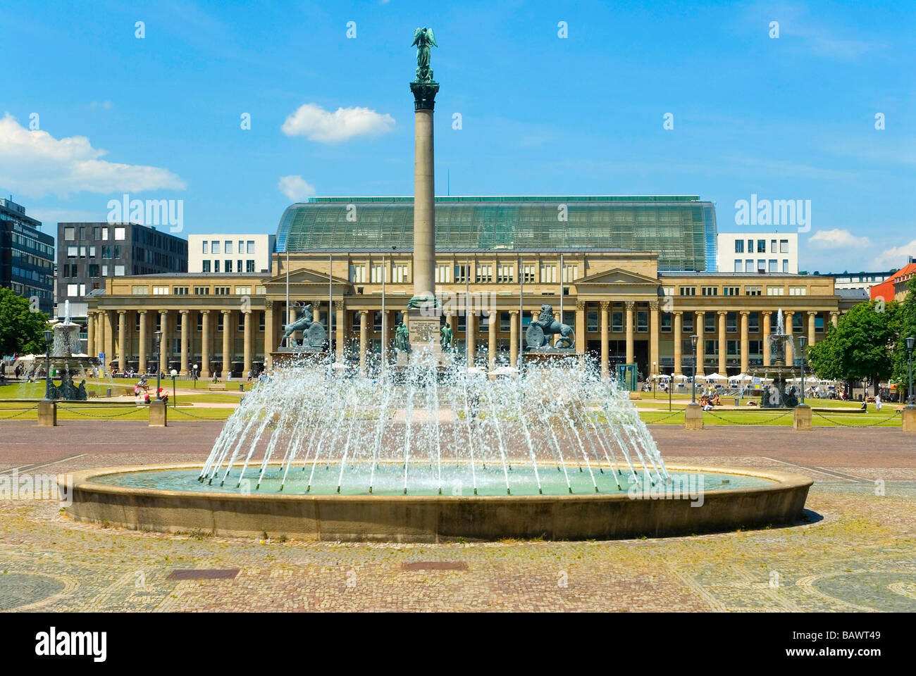 Stuttgart castle square hi-res stock photography and images - Alamy