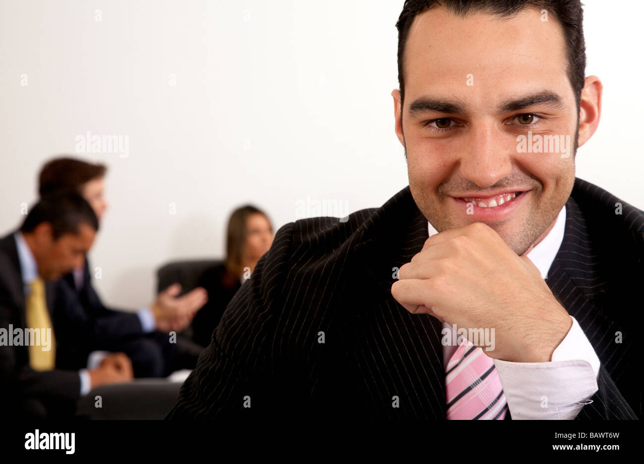 Confident funky business man portrait hi-res stock photography and ...