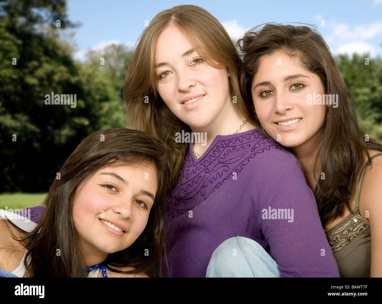 beautiful female friends Stock Photo - Alamy