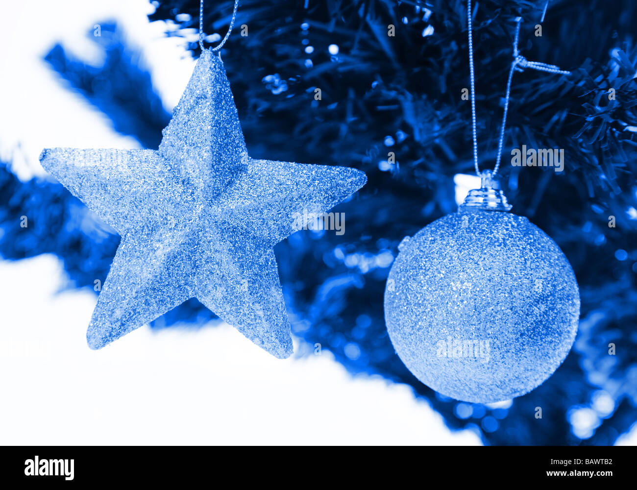 christmas star and ball Stock Photo - Alamy