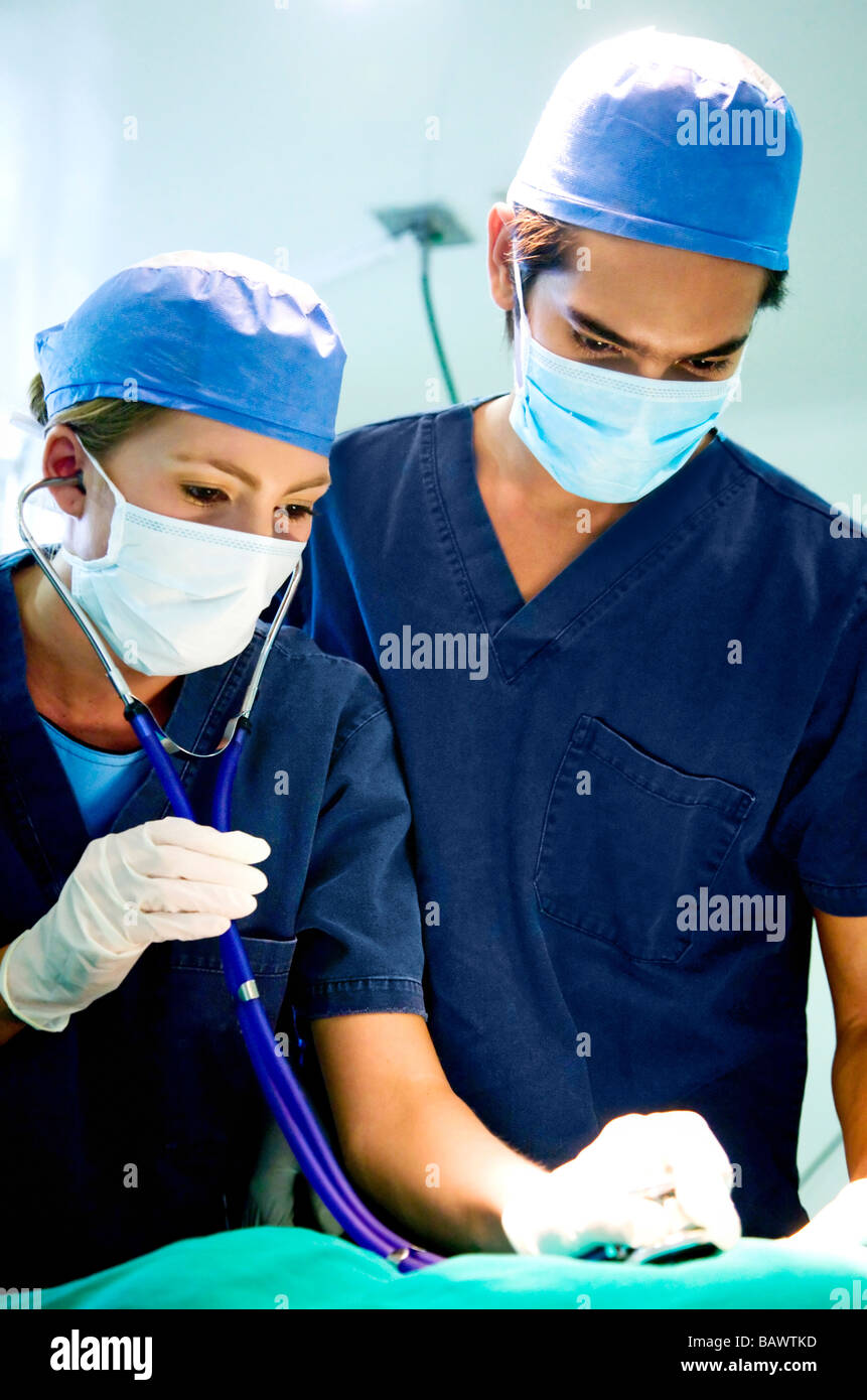 doctors in a surgery Stock Photo - Alamy