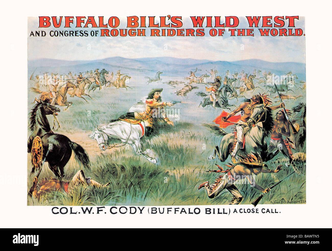 Buffalo bill horses hi-res stock photography and images - Alamy