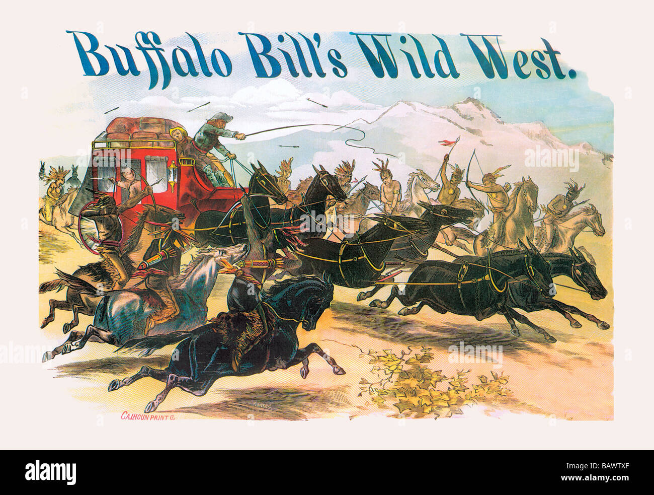 Stagecoach Indian Attack High Resolution Stock Photography and Images ...