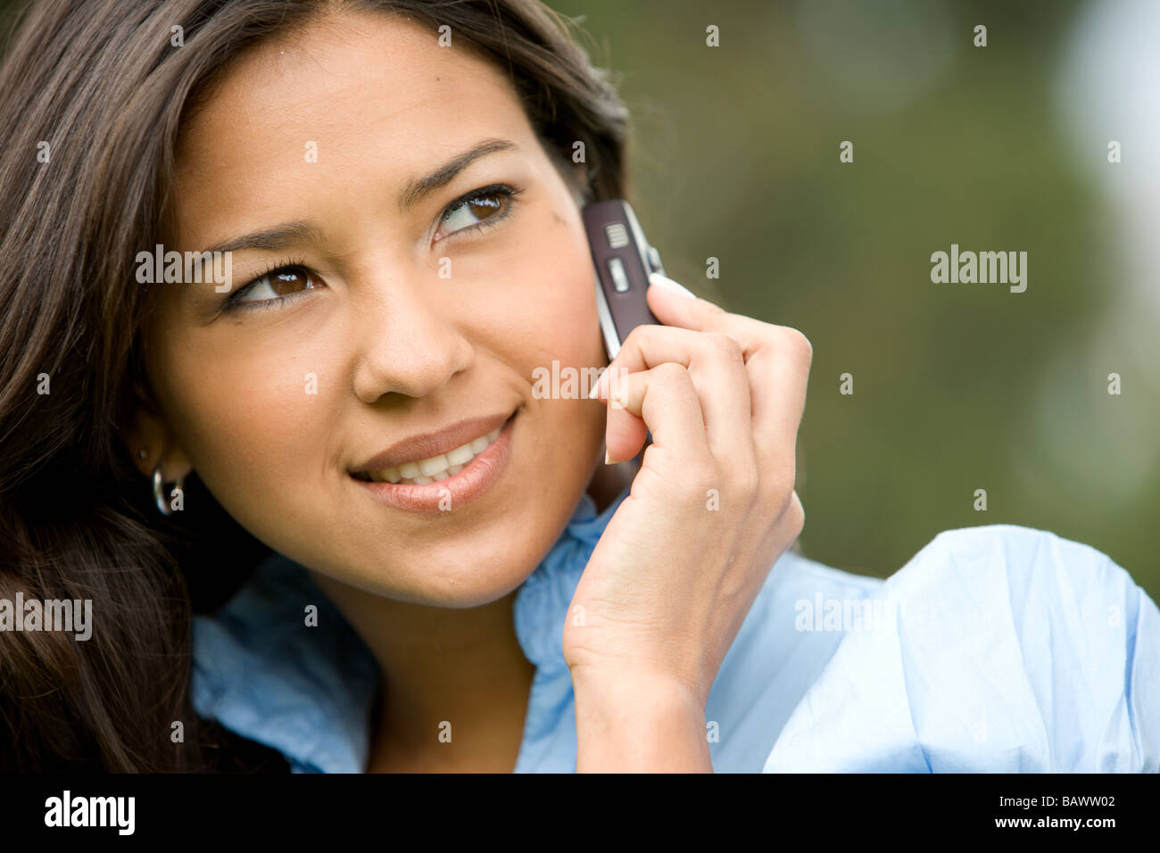 woman on the phone Stock Photo - Alamy