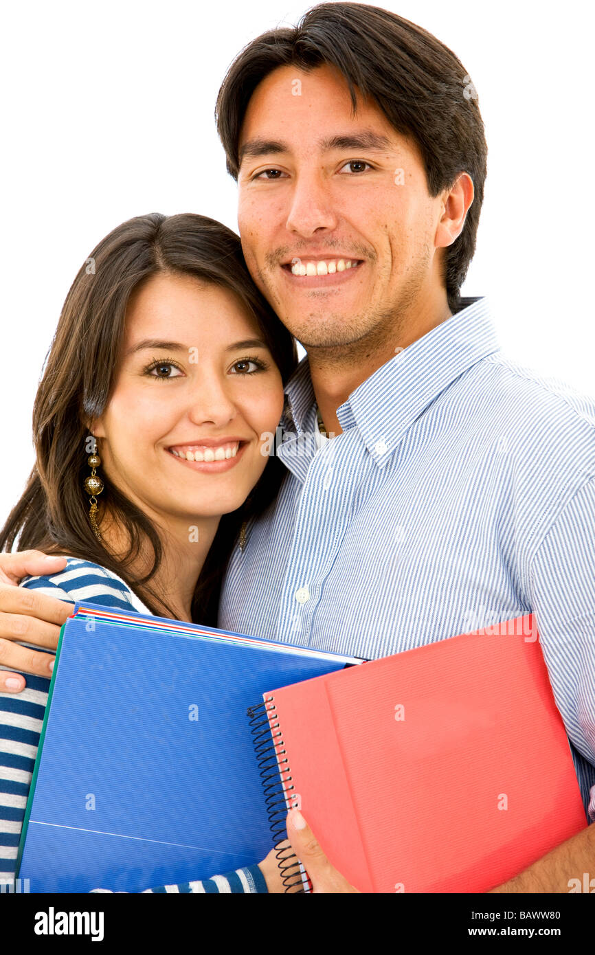 students smiling - isolated Stock Photo - Alamy