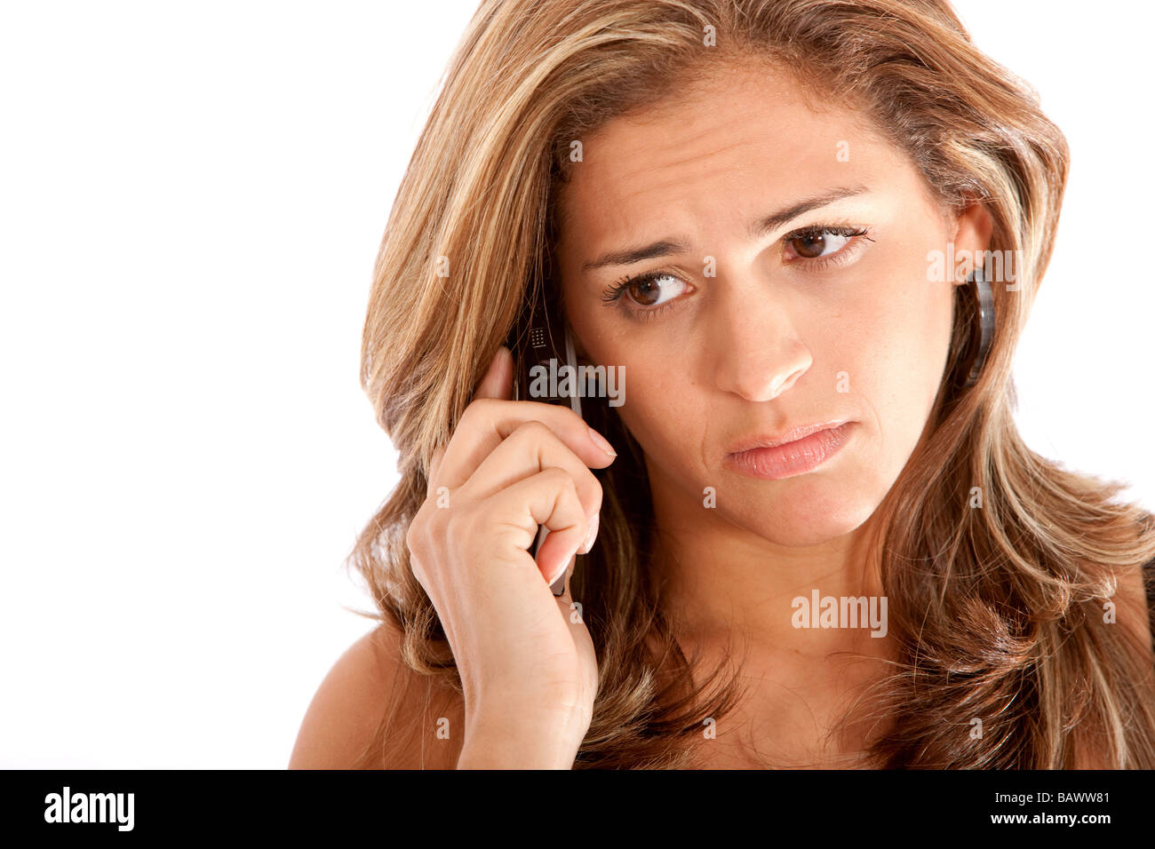 sad woman portrait Stock Photo - Alamy