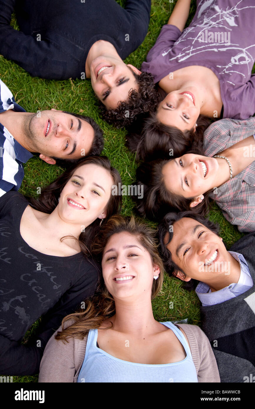 happy group of friends Stock Photo - Alamy