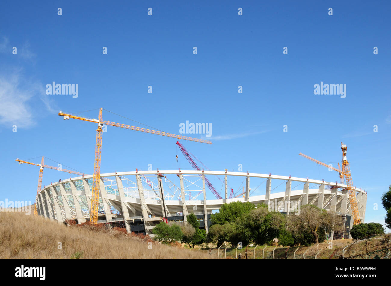 Football Stadium Under Construction High Resolution Stock Photography ...