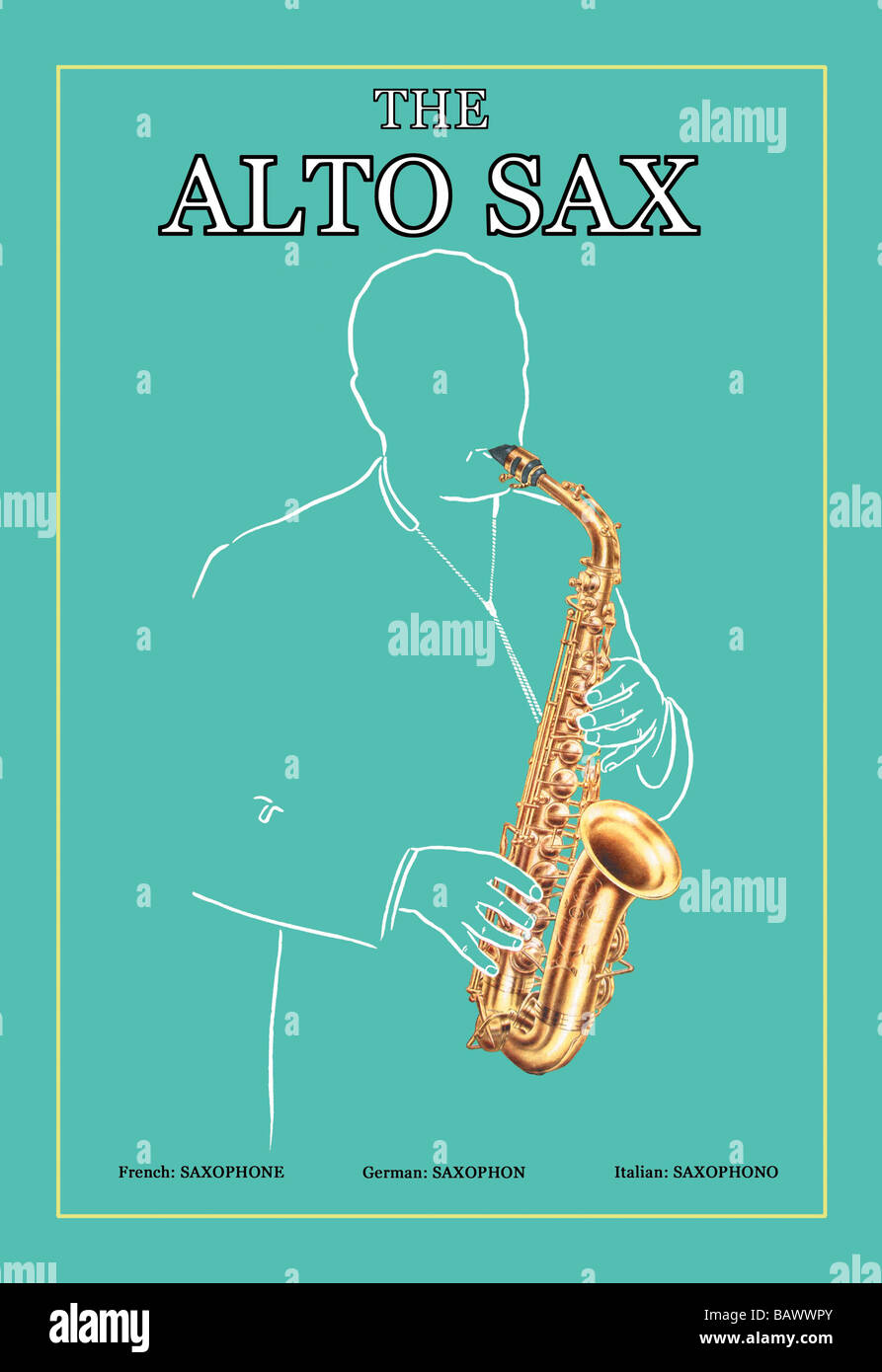 The Alto Sax Stock Photo - Alamy