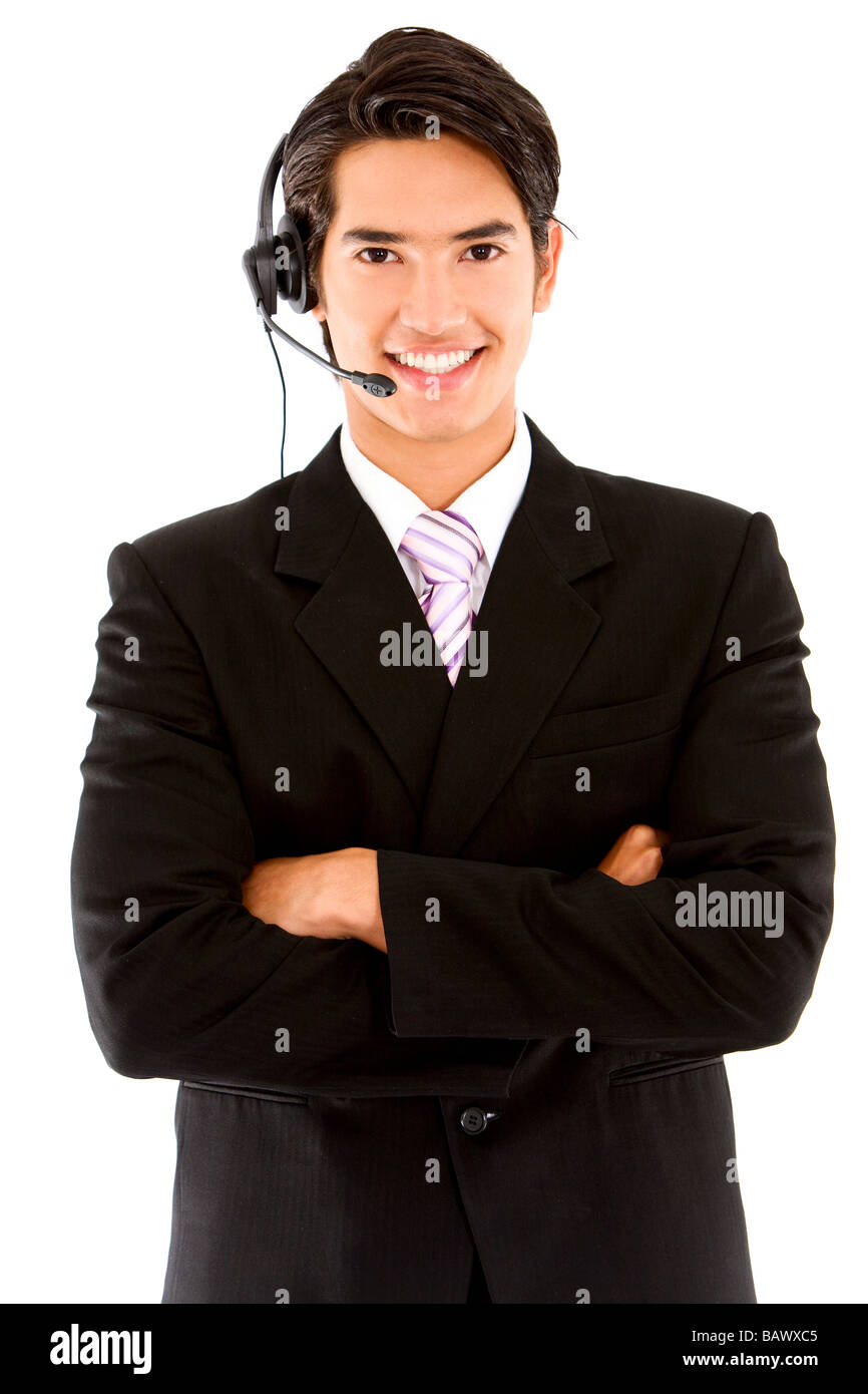 Customer service representative Stock Photo - Alamy