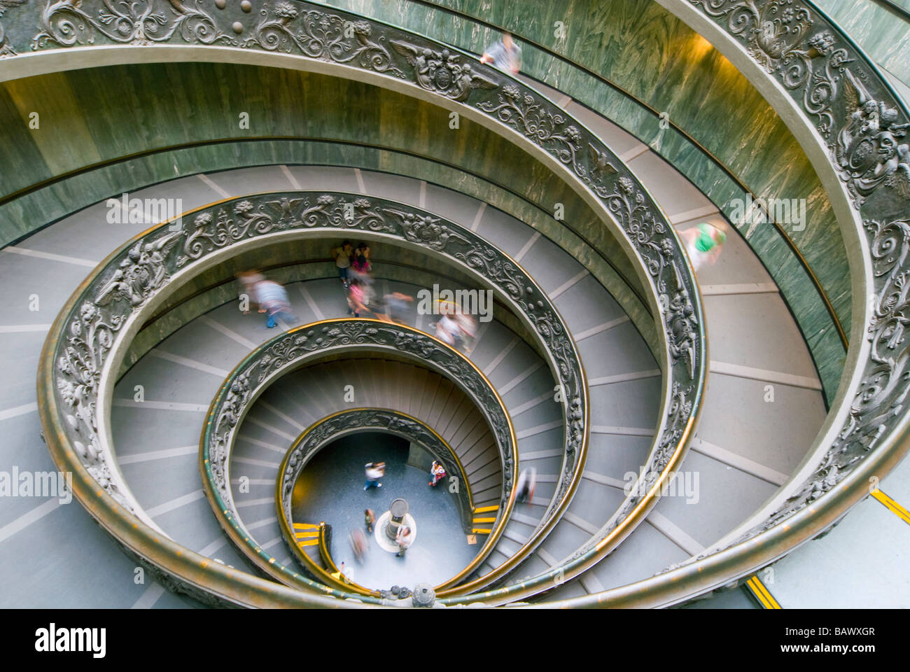 Spiral Ramp Designed by Giuseppe Momo Stock Photo - Alamy