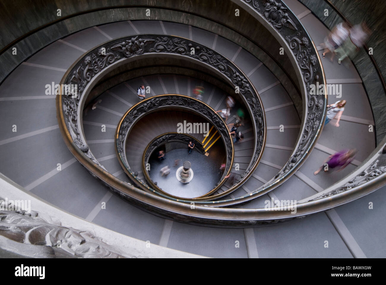 Spiral Ramp Designed by Giuseppe Momo Stock Photo - Alamy