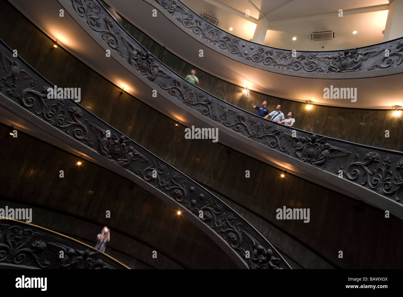 Spiral Ramp Designed by Giuseppe Momo Stock Photo - Alamy