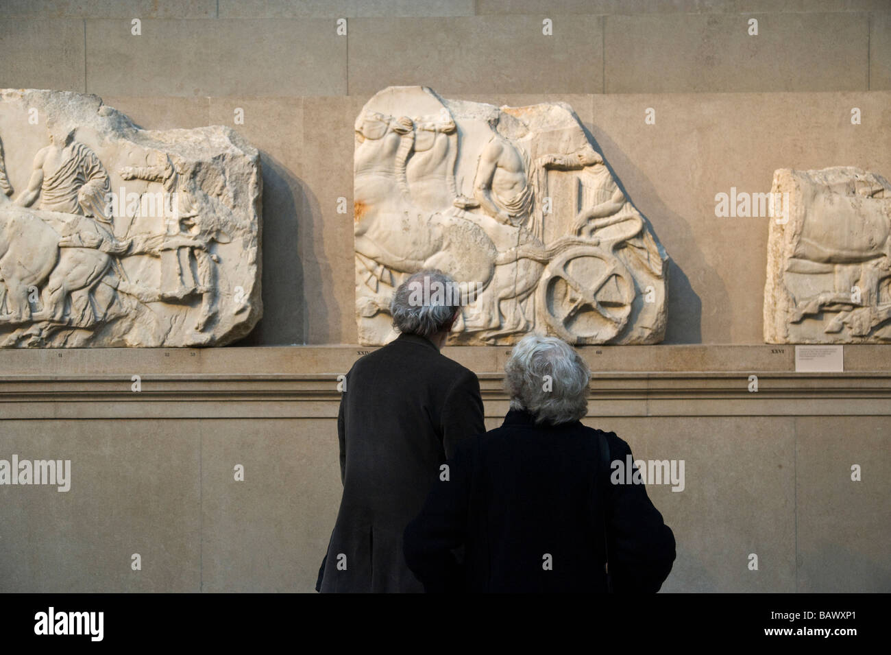 Elgin Marbles on Display at British Museum Stock Photo - Alamy