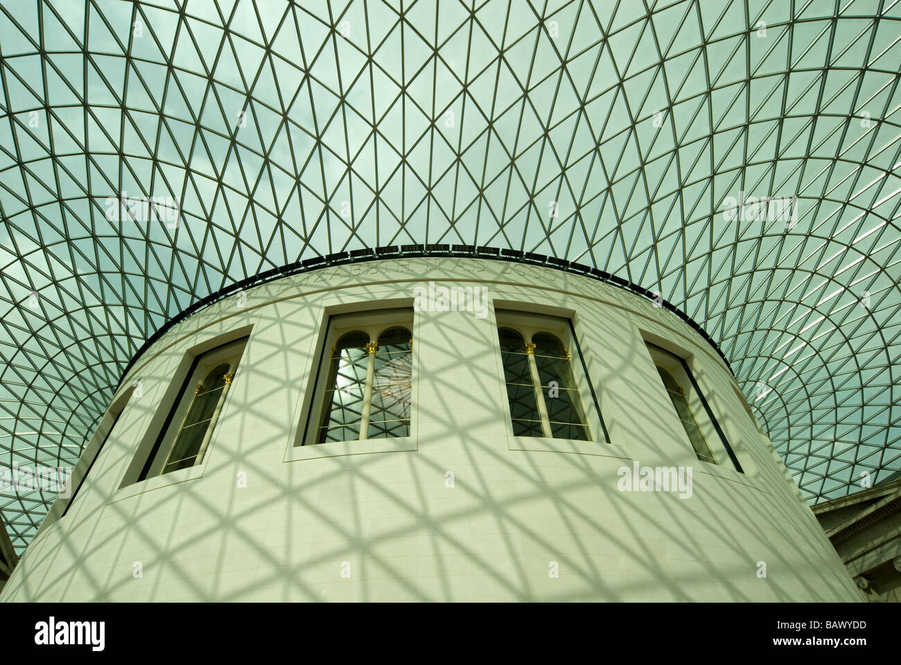 Glass Roof above the Reading Room and Great Court Stock Photo - Alamy