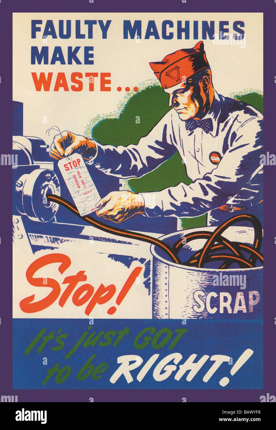 Faulty Machines Make Waste Stock Photo - Alamy