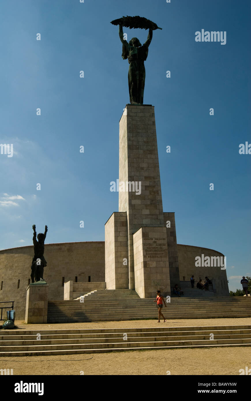 Soviet Liberation Memorial of Budapest Stock Photo - Alamy